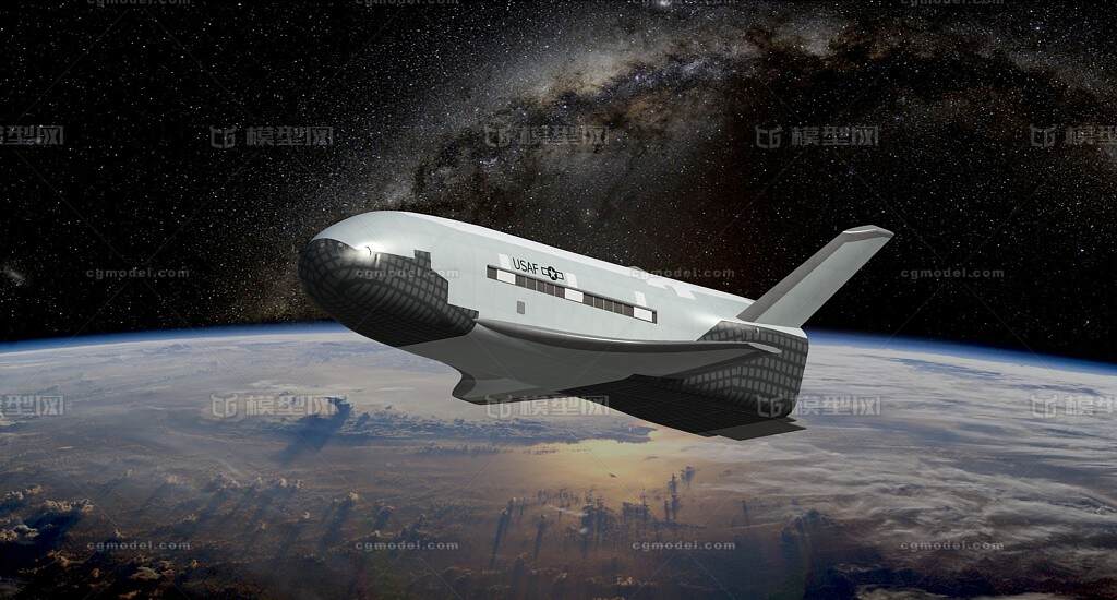 美国X37B空天飞机三维模型模型-军用飞机模型库-AutoCAD(.dwg)模型下载-cg模型网