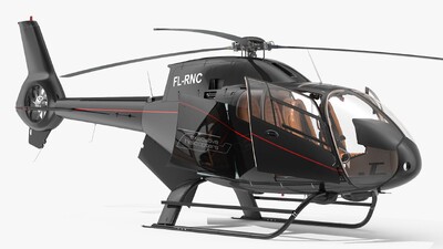 欧洲直升机公司 EC120模型-民用直升机模型库-3ds Max(.max)模型下载-cg模型网