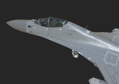 PBR 中国空军模型-军用飞机模型库-3D Studio(.3ds)模型下载-cg模型网