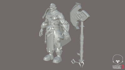 次世代风格化角色模型-冷兵器模型库-OBJ(.obj/.mtl)模型下载-cg模型网