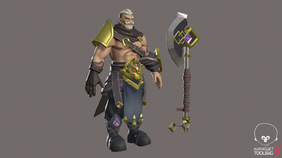 次世代风格化角色模型-冷兵器模型库-OBJ(.obj/.mtl)模型下载-cg模型网