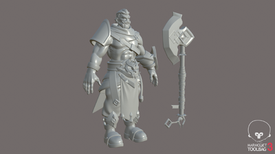 次世代风格化角色模型-冷兵器模型库-OBJ(.obj/.mtl)模型下载-cg模型网