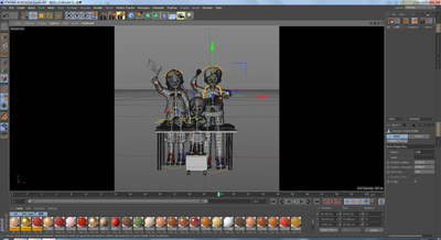 端午节 一家人团聚粽子 爸爸 妈妈 孩子 女儿 (3)模型-广告场景模型库-Cinema 4D(.c4d)模型下载-cg模型网