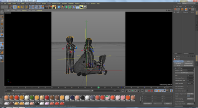 端午节 一家人团聚粽子模型-广告场景模型库-Cinema 4D(.c4d)模型下载-cg模型网