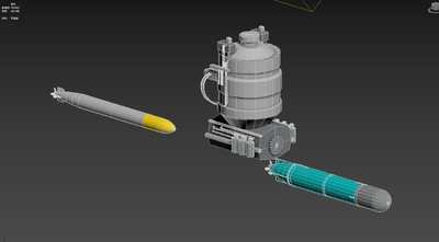 mk37导弹 导弹模型-其他器械模型库-3ds Max(.max)模型下载-cg模型网