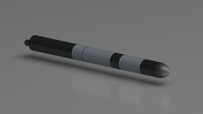R-29 导弹模型-其他器械模型库-3ds Max(.max)模型下载-cg模型网