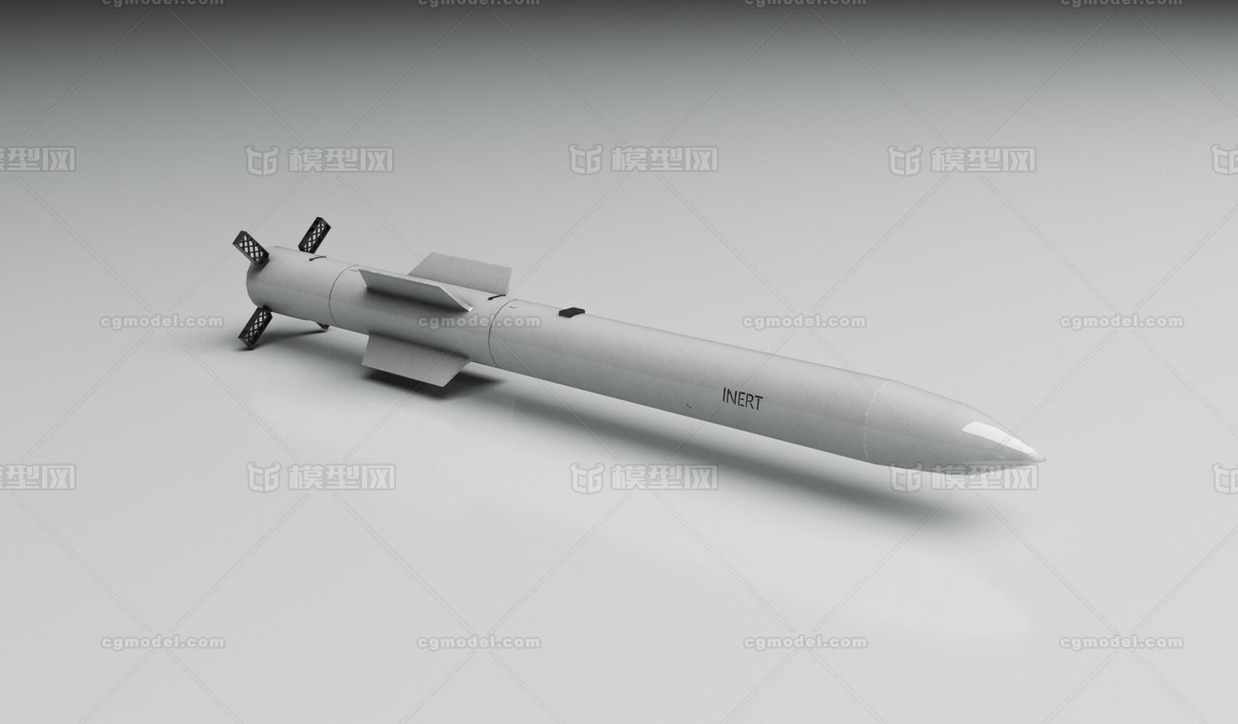 俄罗斯R-77空空导弹 R77系列中程空对空导弹模型-其他器械模型库-3ds Max(.max)模型下载-cg模型网