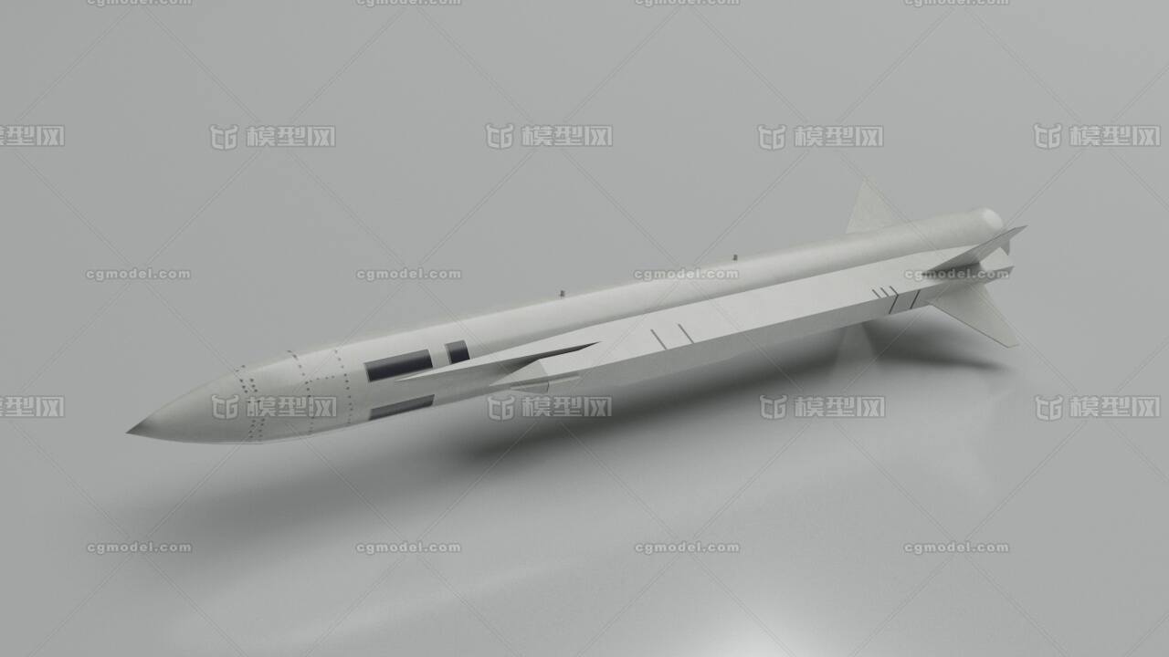 xasm-3日本反舰导弹 xasm-3模型-其他器械模型库-3ds Max(.max)模型下载-cg模型网