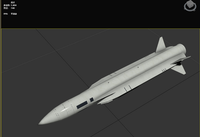 xasm-3日本反舰导弹 xasm-3模型-其他器械模型库-3ds Max(.max)模型下载-cg模型网