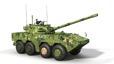 ZTL11式105毫米轮式装甲突击车 ZTL-11模型-装甲车／坦克模型库-3ds Max(.max)模型下载-cg模型网