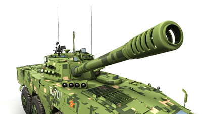 ZTL11式105毫米轮式装甲突击车 ZTL-11模型-装甲车／坦克模型库-3ds Max(.max)模型下载-cg模型网