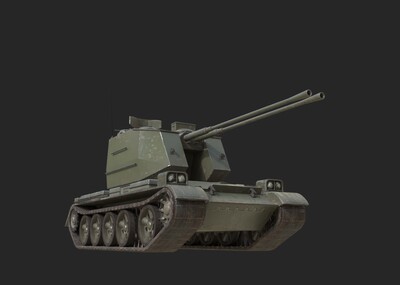 PBR 四涂装模型-火炮器械模型库-3D Studio(.3ds)模型下载-cg模型网