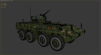 ZBD09步兵战车 ZBD-09模型-装甲车／坦克模型库-3ds Max(.max)模型下载-cg模型网