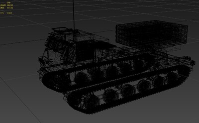 PHL-11式122mm自行火箭炮模型-装甲车／坦克模型库-3ds Max(.max)模型下载-cg模型网