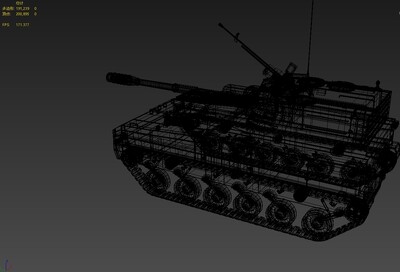 PLZ-07式122mm自行榴弹炮模型-装甲车／坦克模型库-3ds Max(.max)模型下载-cg模型网