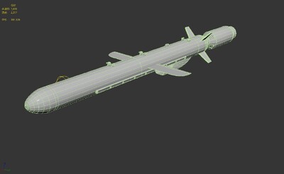 C705 空射型反舰导弹模型-其他器械模型库-3ds Max(.max)模型下载-cg模型网