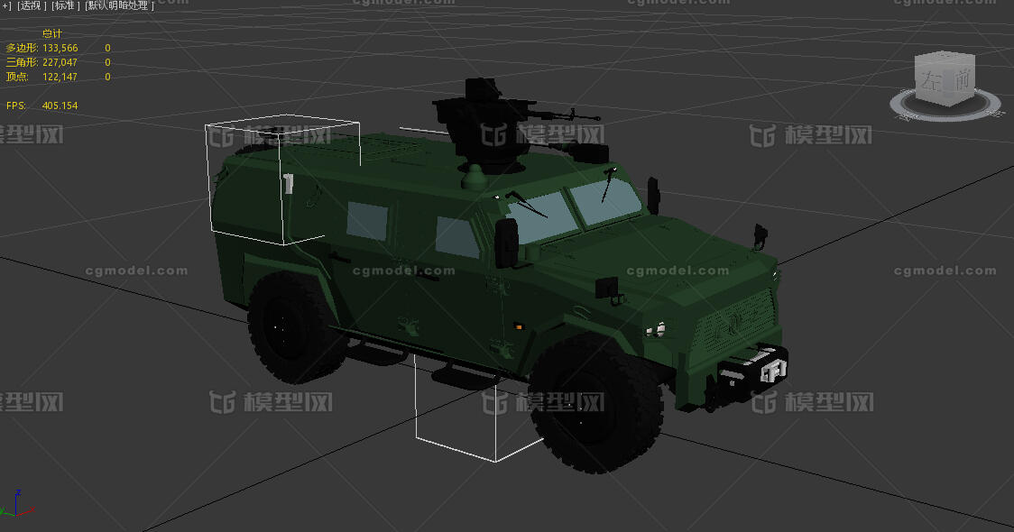 CSK181模型-装甲车／坦克模型库-3ds Max(.max)模型下载-cg模型网