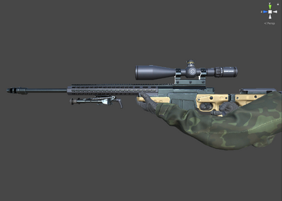 次世代 AX50狙击枪模型-穿戴服饰模型库-3ds Max(.max)模型下载-cg模型网