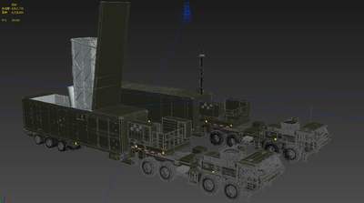 美国战略中程火力SMRF指挥及发射系统模型-火炮器械模型库-3ds Max(.max)模型下载-cg模型网