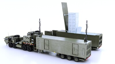 美国战略中程火力SMRF指挥及发射系统模型-火炮器械模型库-3ds Max(.max)模型下载-cg模型网