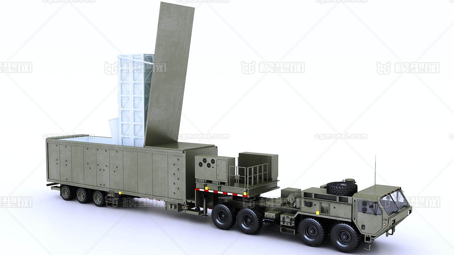 美国战略中程火力SMRF火力发射单元模型-火炮器械模型库-3ds Max(.max)模型下载-cg模型网