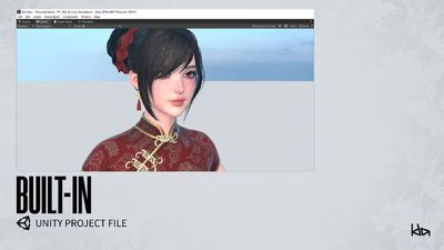 Jua模型-女人模型库-Unreal Engine模型下载-cg模型网