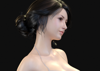 比基尼美女 泳装模型-女人模型库-Maya(.ma/.mb)模型下载-cg模型网