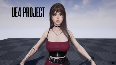 Ryu 韩流歌手模型-女人模型库-Unity模型下载-cg模型网