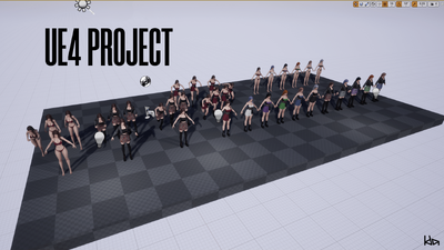 Ryu 韩流歌手模型-女人模型库-Unity模型下载-cg模型网