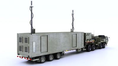 美国战略中程火力SMRF指挥控制单元模型-火炮器械模型库-3ds Max(.max)模型下载-cg模型网