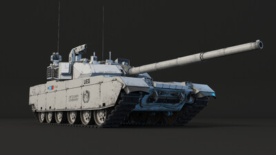 VT4A1主战坦克99AE坦克流浪地球2UEG联合政府涂装模型-装甲车／坦克模型库-Maya(.ma/.mb)模型下载-cg模型网