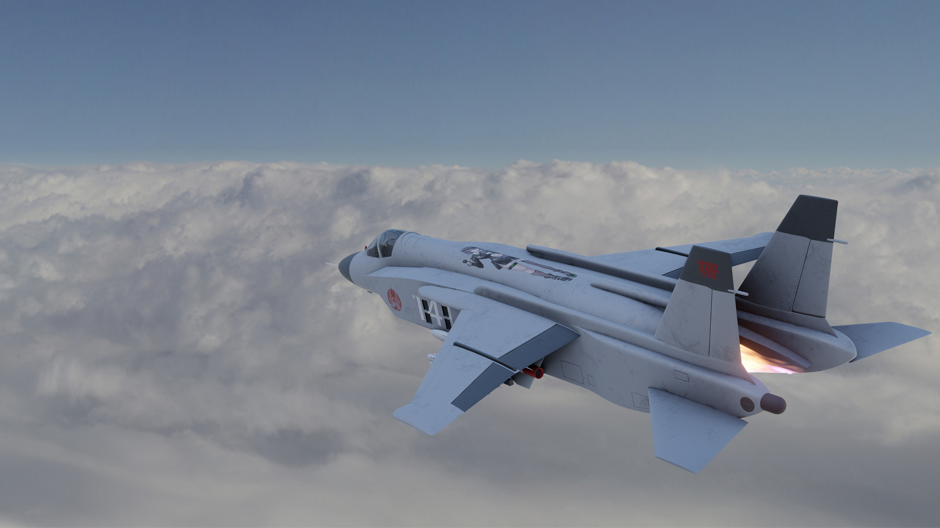 雅克YAK-141“自由” 建模渲染作品模型 - 游戏/影视/动画 - 作品模型 - CG模型网