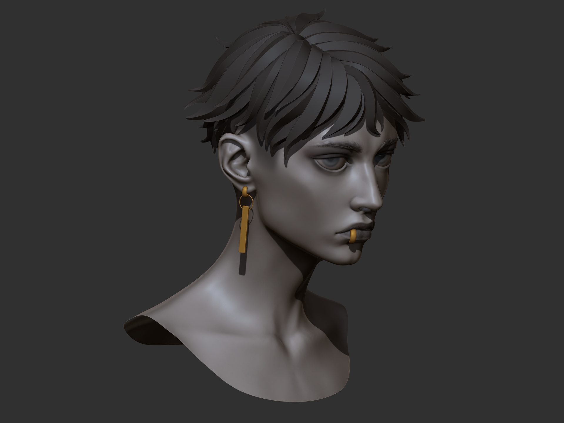 日常摸鱼模型 - 角色/人物/生物 - 作品模型 - CG模型网