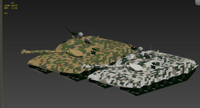96式坦克 96A坦克模型-装甲车／坦克模型库-3ds Max(.max)模型下载-cg模型网