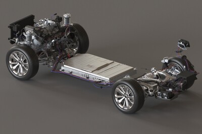 理想one新能源增程式 混合动力L8L9模型-车辆部件模型库-3ds Max(.max)模型下载-cg模型网