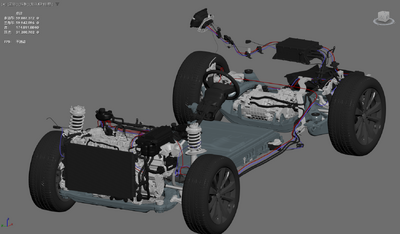 理想one新能源增程式 混合动力L8L9模型-车辆部件模型库-3ds Max(.max)模型下载-cg模型网