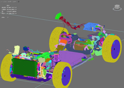 理想one新能源增程式 混合动力L8L9模型-车辆部件模型库-3ds Max(.max)模型下载-cg模型网