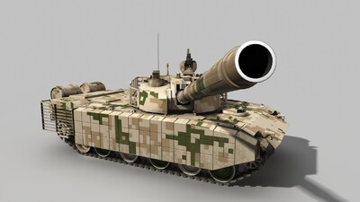 15式轻型坦克 轻坦模型-装甲车／坦克模型库-3ds Max(.max)模型下载-cg模型网