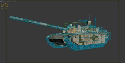 15式轻型坦克 轻坦模型-装甲车／坦克模型库-3ds Max(.max)模型下载-cg模型网