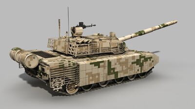 15式轻型坦克 轻坦模型-装甲车／坦克模型库-3ds Max(.max)模型下载-cg模型网