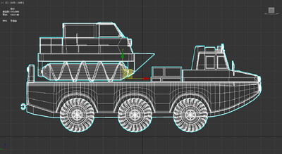 ZIL 2906全地形车模型-工程车模型库-3ds Max(.max)模型下载-cg模型网