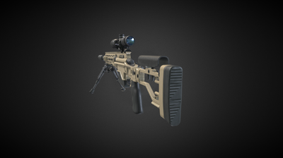 CSR狙击步枪 狙击枪模型-枪械模型模型库-3ds Max(.max)模型下载-cg模型网