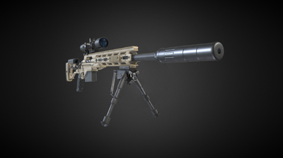 CSR狙击步枪 狙击枪模型-枪械模型模型库-3ds Max(.max)模型下载-cg模型网