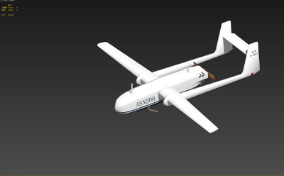 国产无人机 ASN206模型-无人机模型库-3ds Max(.max)模型下载-cg模型网