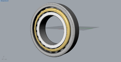 圆锥滚子轴承KB02 55x100模型-工业设备模型库-FBX(.fbx)模型下载-cg模型网