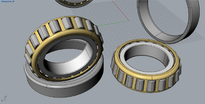 圆锥滚子轴承KB02 55x100模型-工业设备模型库-FBX(.fbx)模型下载-cg模型网