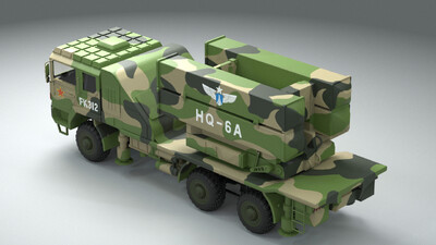 HQ-6 红旗-6A模型-其他器械模型库-3ds Max(.max)模型下载-cg模型网