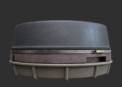 PMN-4地雷 PBR次世代模型-其他器械模型库-FBX(.fbx)模型下载-cg模型网