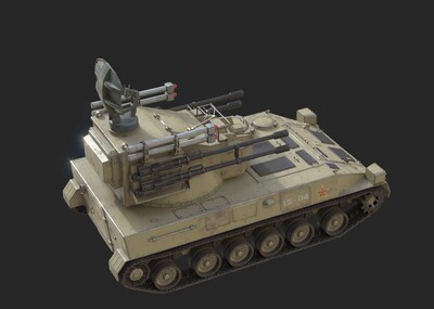 PBR 四涂装模型-火炮器械模型库-Substance Painter(.spp/.****sar)模型下载-cg模型网