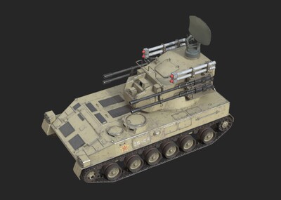 PBR 四涂装模型-火炮器械模型库-Substance Painter(.spp/.****sar)模型下载-cg模型网